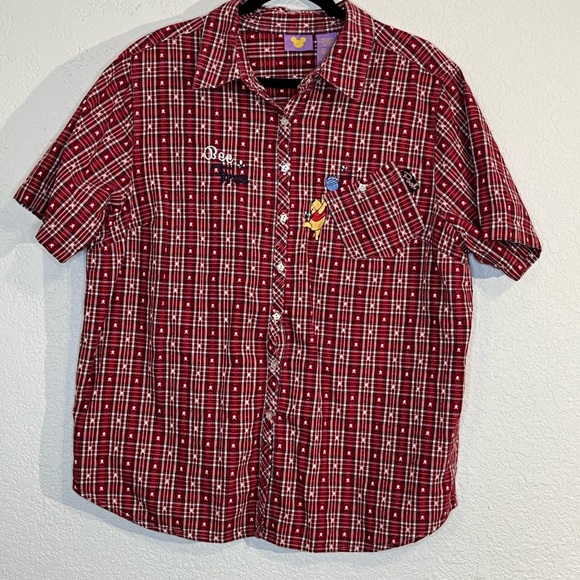 Disney | Tops | Vintage Disney Winnie The Pooh Embroidered Button Down ...